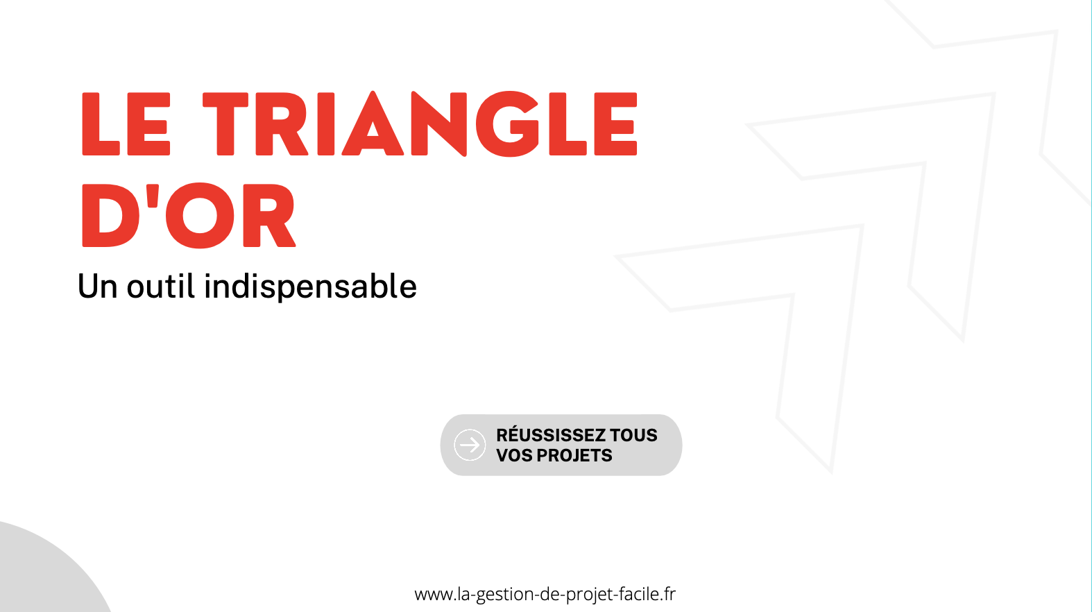 Le triangle d'or - outils - La gestion de projet facile